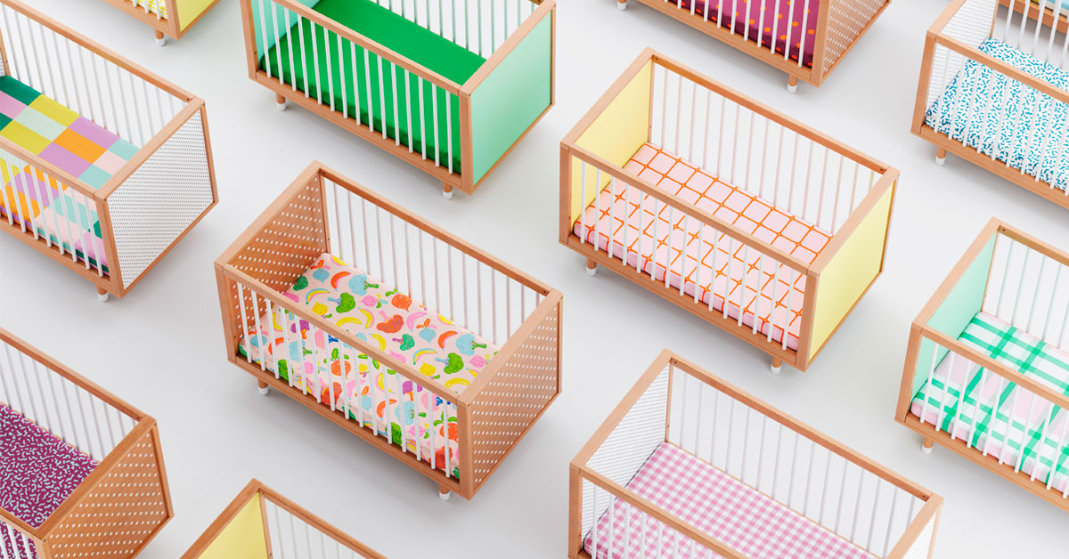Bold Baby Australia | Colourful Customisable Cots